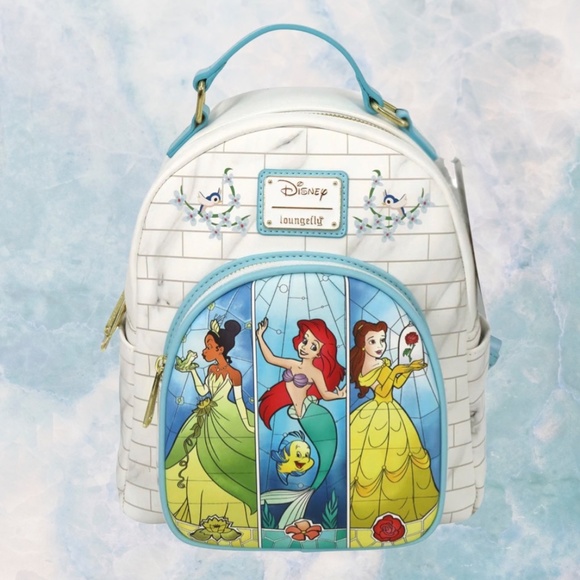 Loungefly | Bags | Loungefly Disney Princesses Stained Glass Mini ...